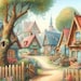 62 Images Country Lane Images Digital Art Printable Kit Instant Digital ...