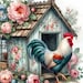 50 Images Fancy Chicken Coop Images Digital Art Printable Kit Instant ...