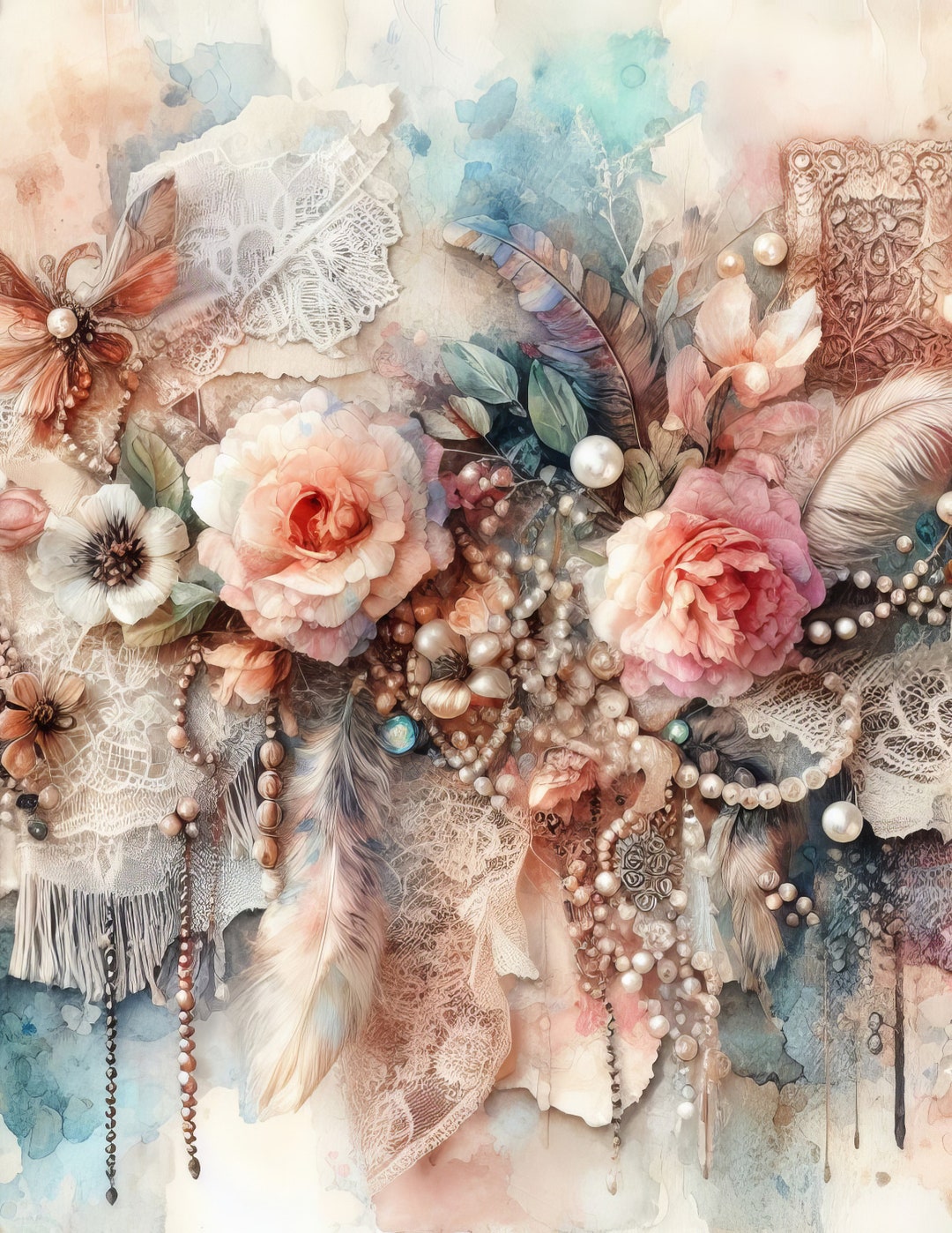 25 Images Victorian Collage Images Digital Art Printable Instant ...