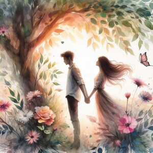 Digital Kit 50 Love is in the Air Images Digital Art Printable Kit ...