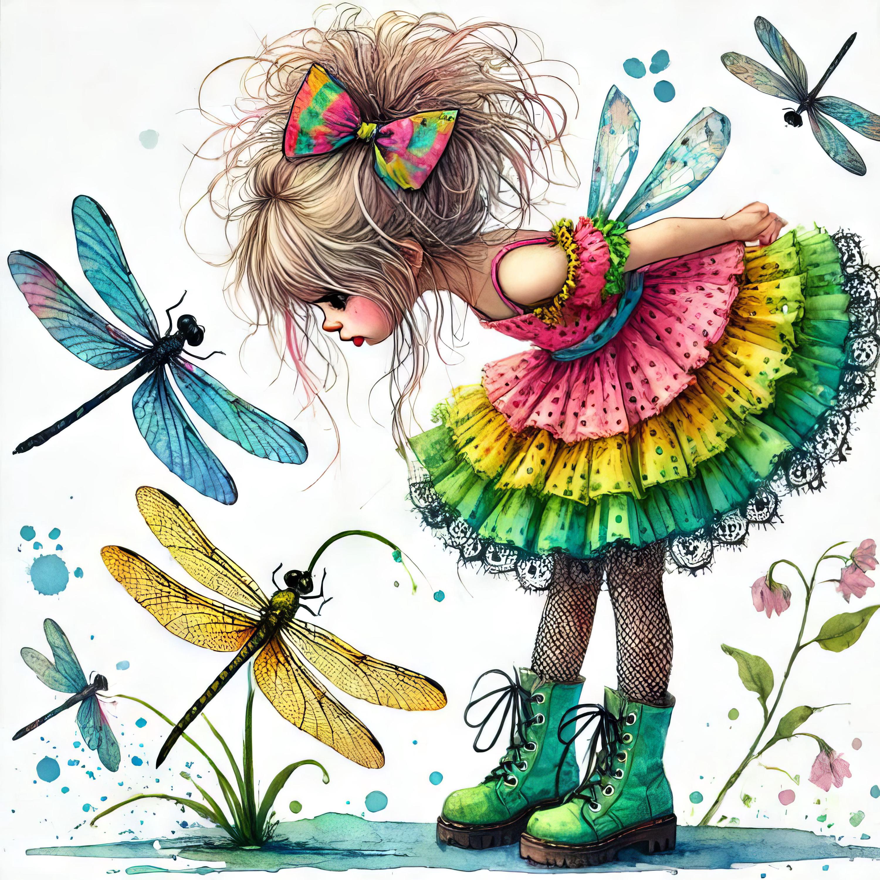 50 Images Dragonfly Wonder: JPEG Images, Digital Art, Instant Digital ...