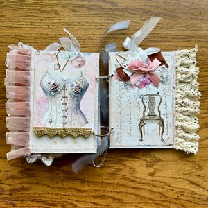 Small 2 Ring Victorian Journal, 2 Ring Journal, Embellished Journal ...