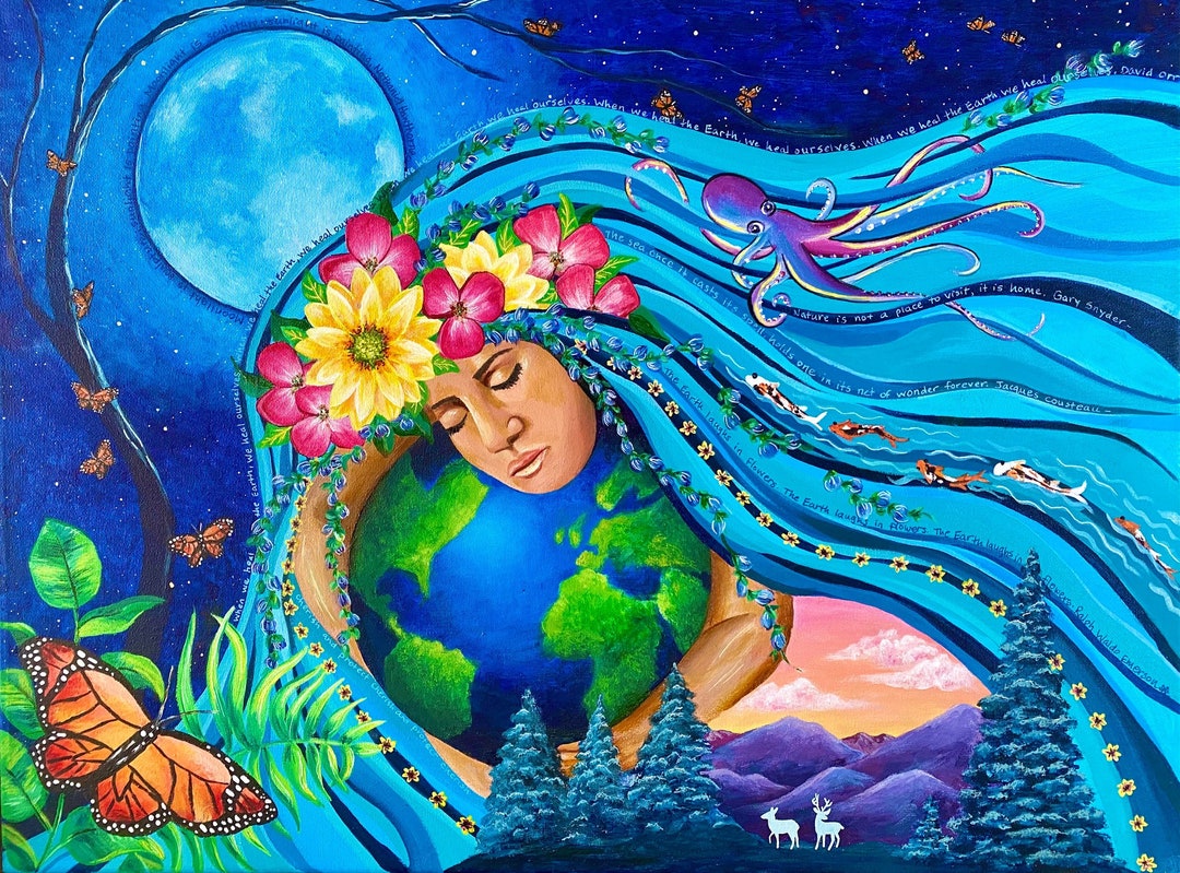 Cherish and Protect Fine Art Print, Giclee, 9" X 12", 16" X 20",nature ...