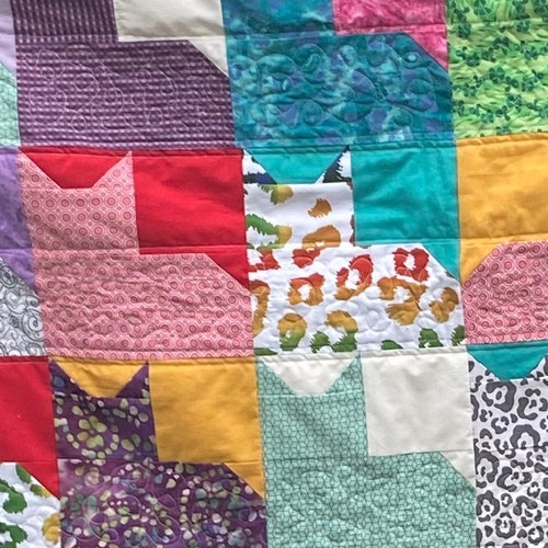 Kitty Cat Gallery Appliqué Quilt Pattern INSTANT DOWNLOAD - Etsy