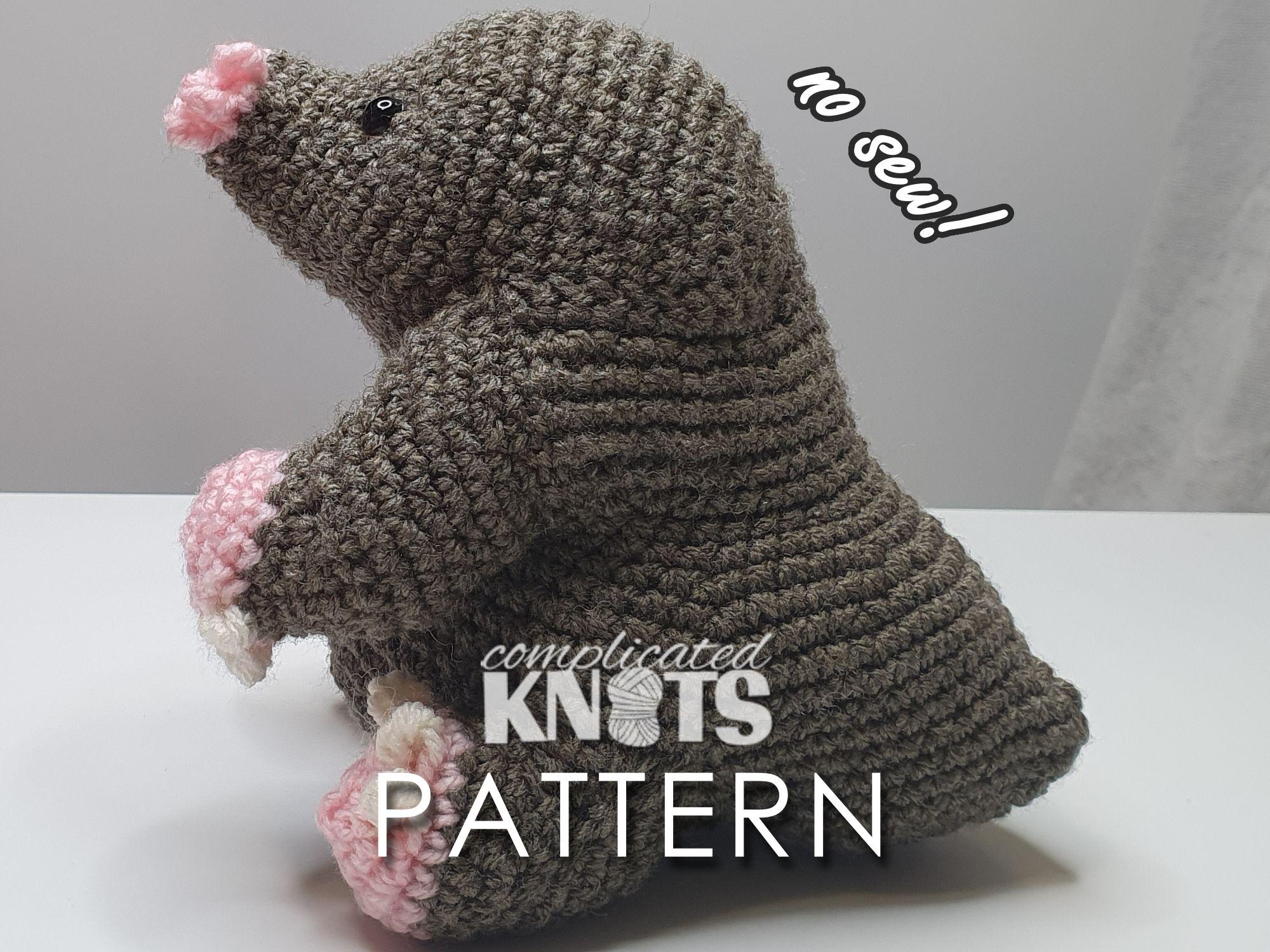 Crochet Pattern - Star-nosed Mole - No Sewing! ***please Read Before ...