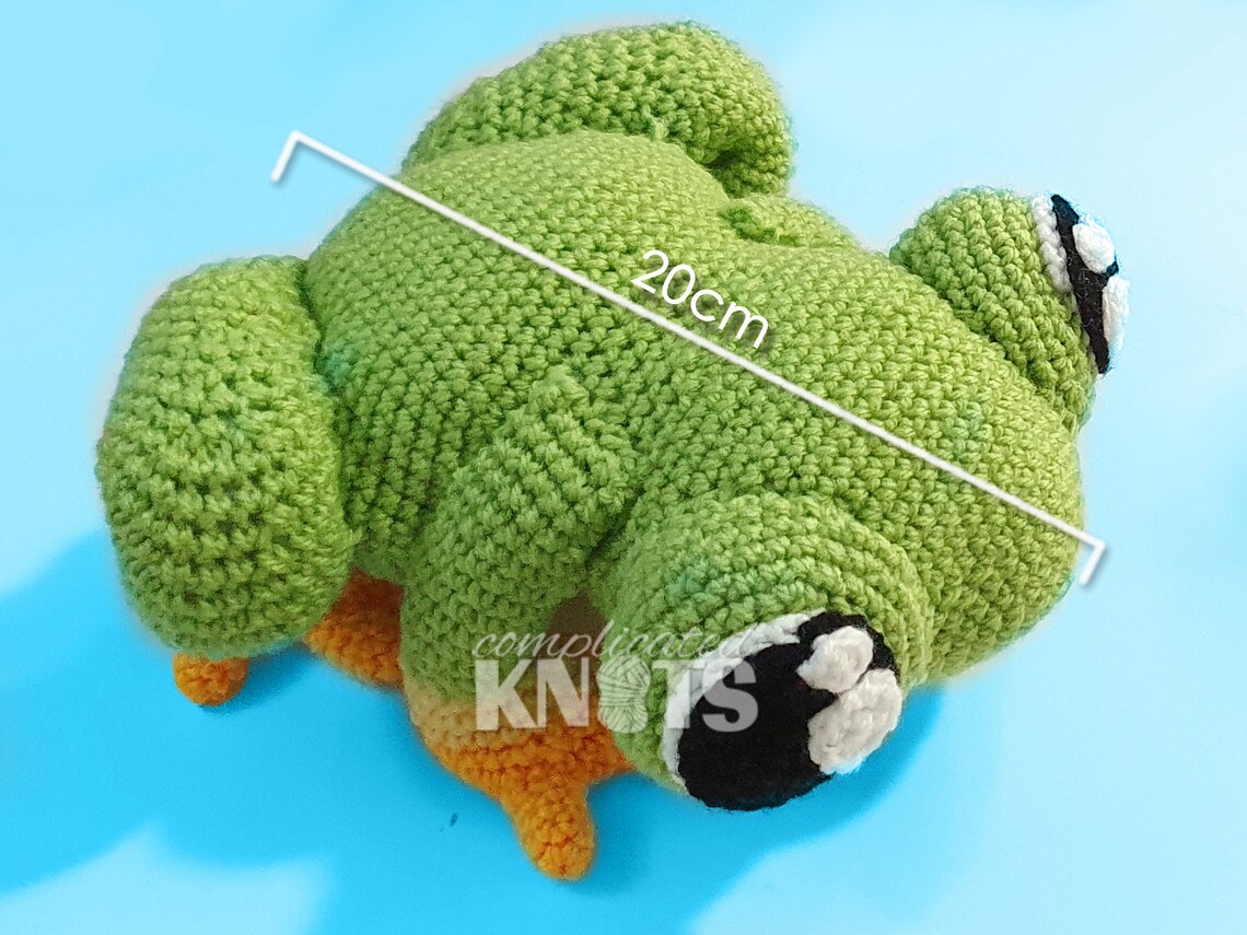 Crochet Pattern - Giant Frog - **please Read Before Purchasing** - Etsy