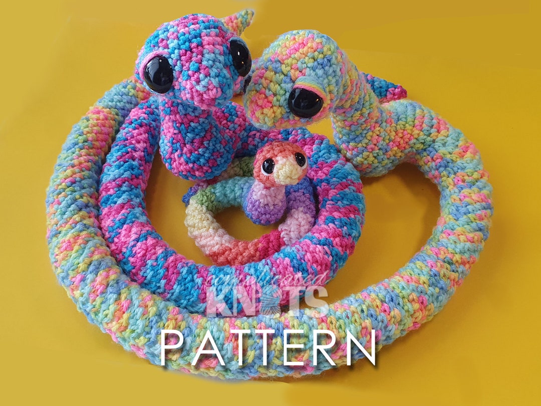 Crochet Patterns - Big & Mini Snakes - *please Read Before Purchasing* - Etsy