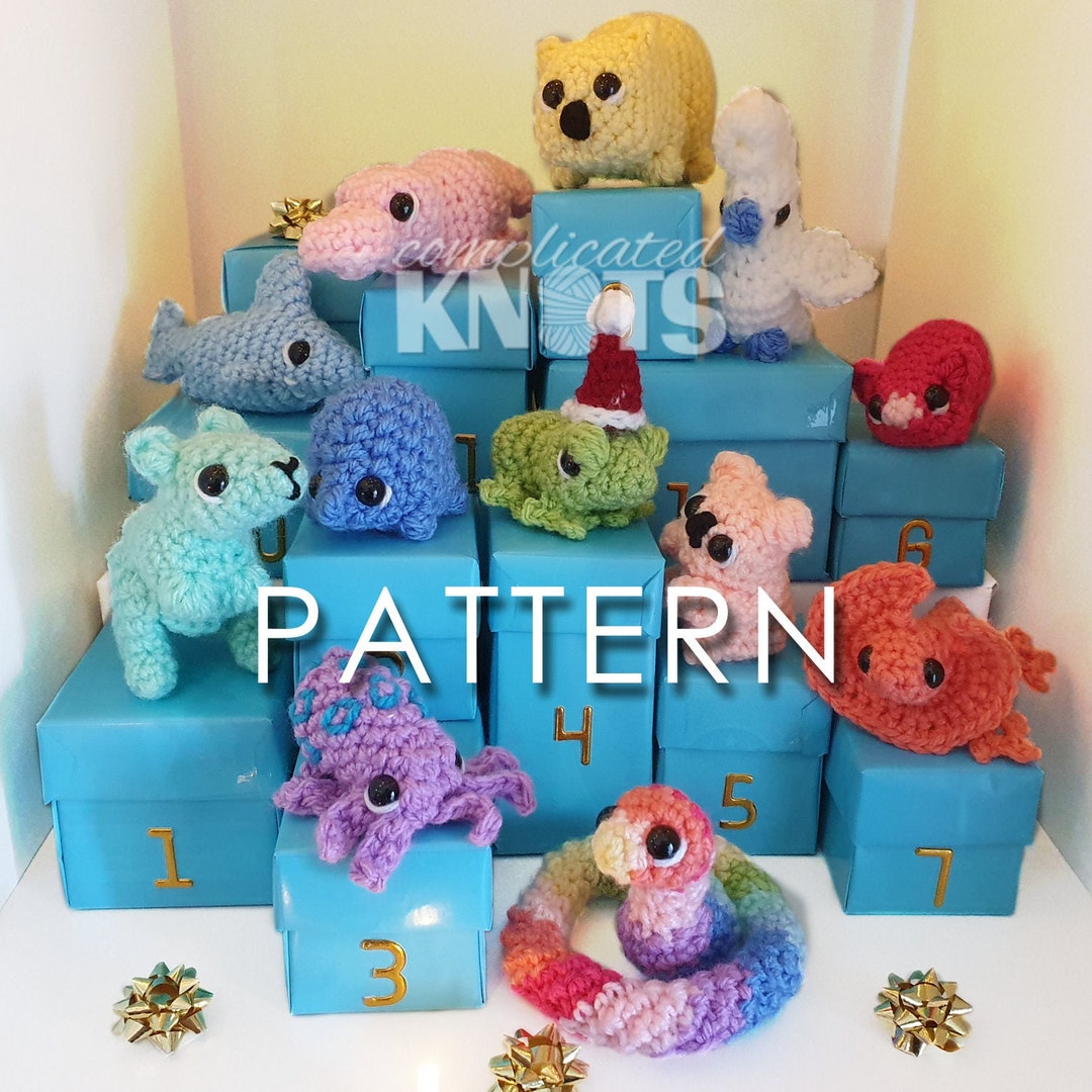 CROCHET PATTERNS - 12 Miniature Australian Animals - **please Read ...