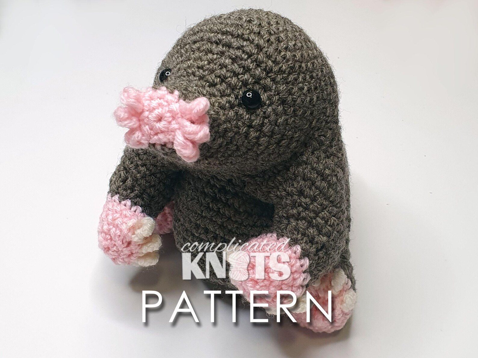 Crochet Pattern - Star-nosed Mole - No Sewing! ***please Read Before ...
