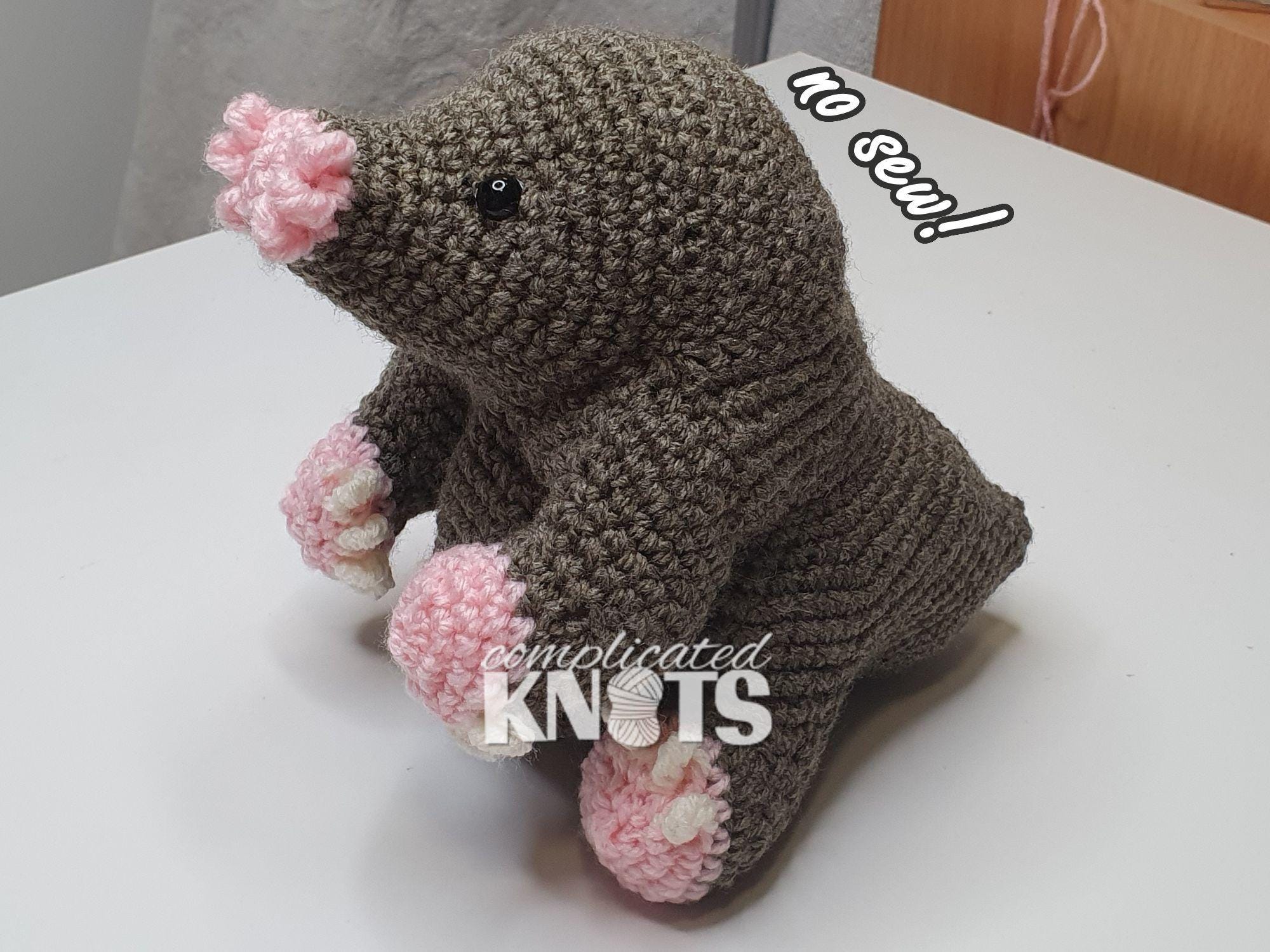 Crochet Pattern - Star-nosed Mole - No Sewing! ***please Read Before ...