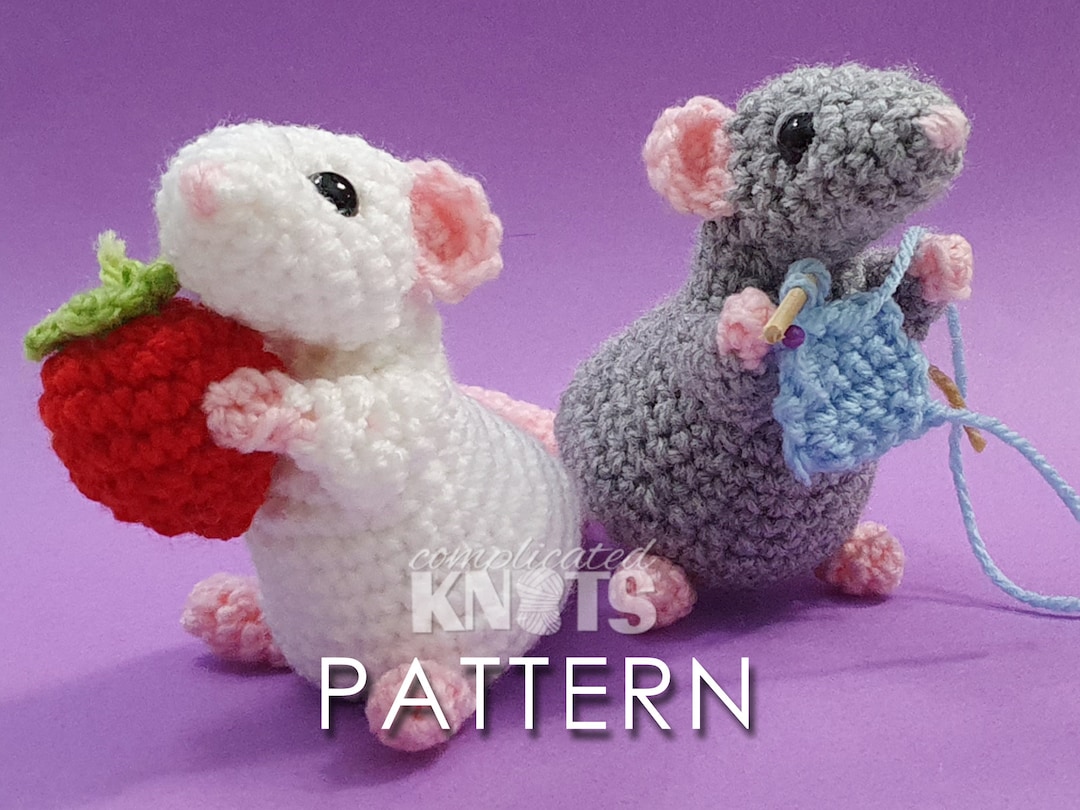 Crochet Pattern - Rat With Strawberry - ***please Read Before ...