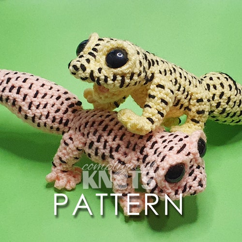 Crochet Pattern Leopard Gecko READ BEFORE PURCHASING - Etsy