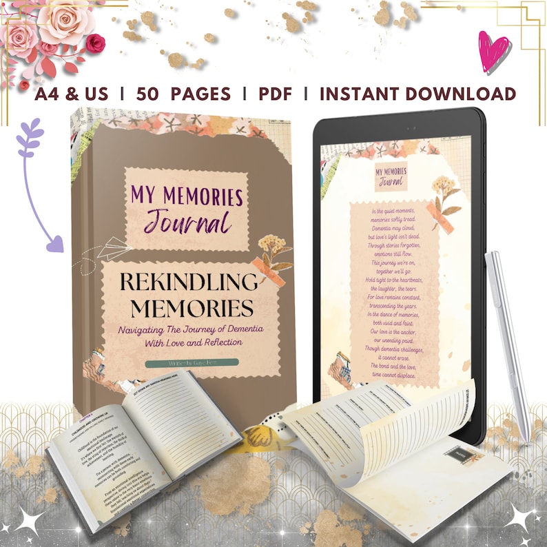 My Memories Journal. Therapeutic Dementia Memory Support. Memory ...