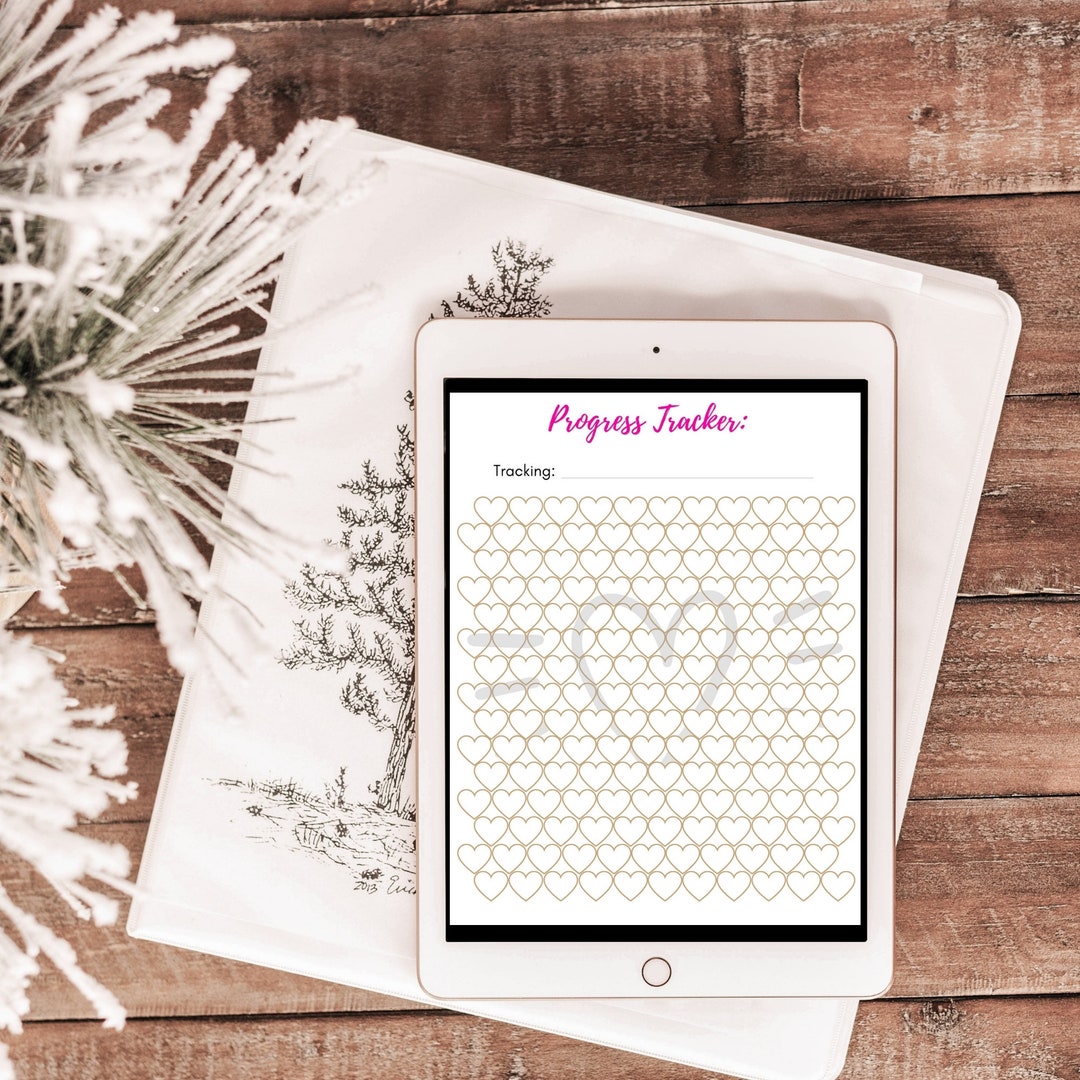 Progress Tracking Charts - Goal Tracking, Accomplishment Chart ...