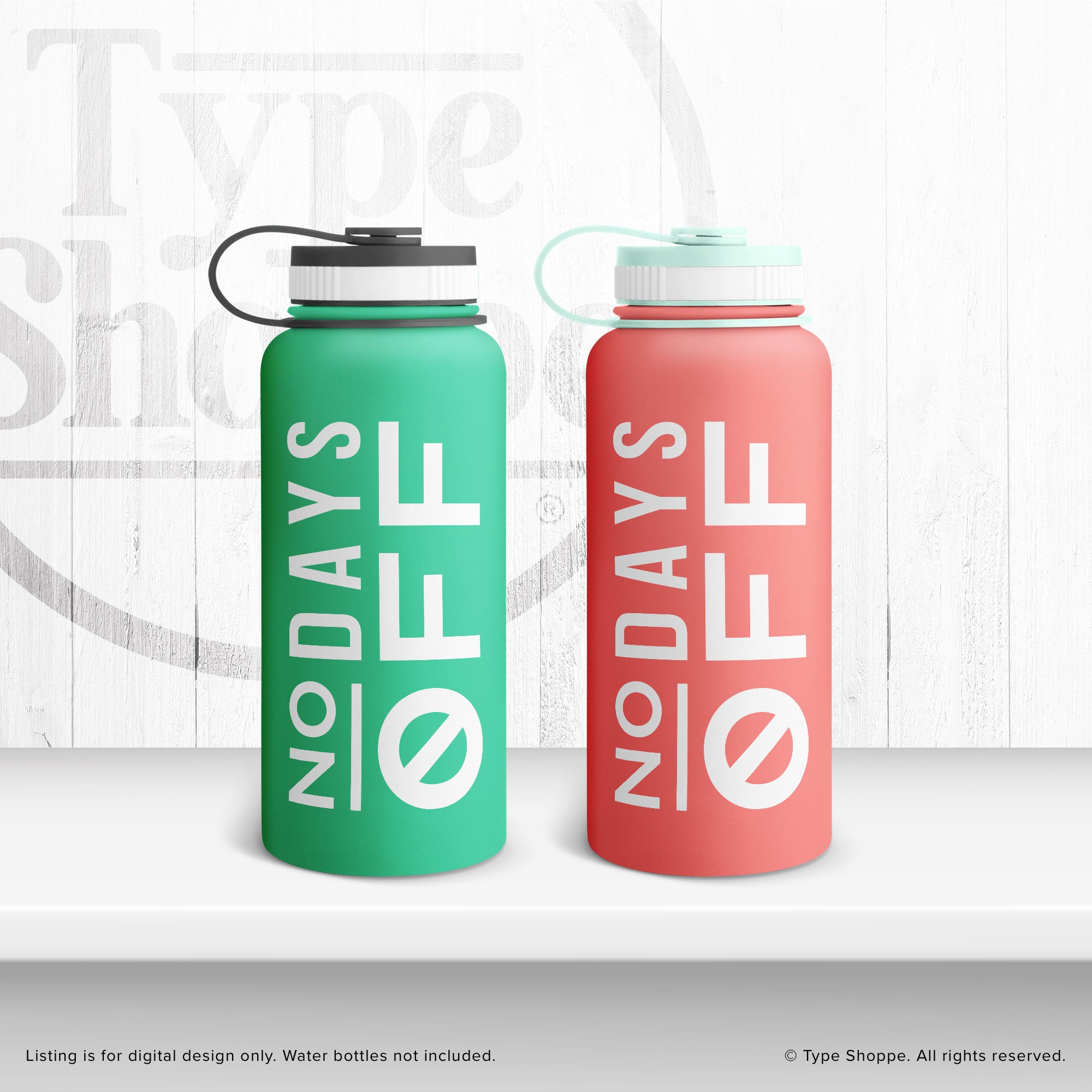 Motivational Quotes SVG Design No Days off Original Art | Etsy