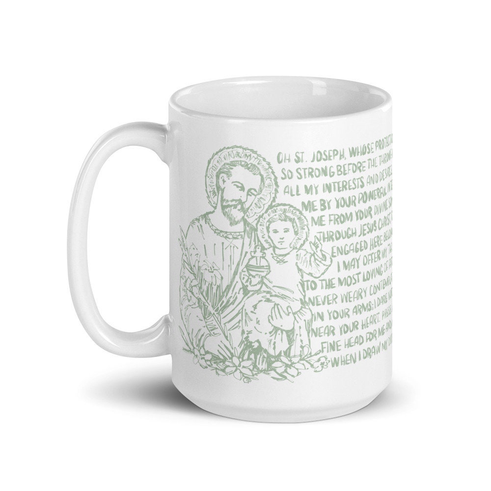 St. Joseph Mug - Etsy