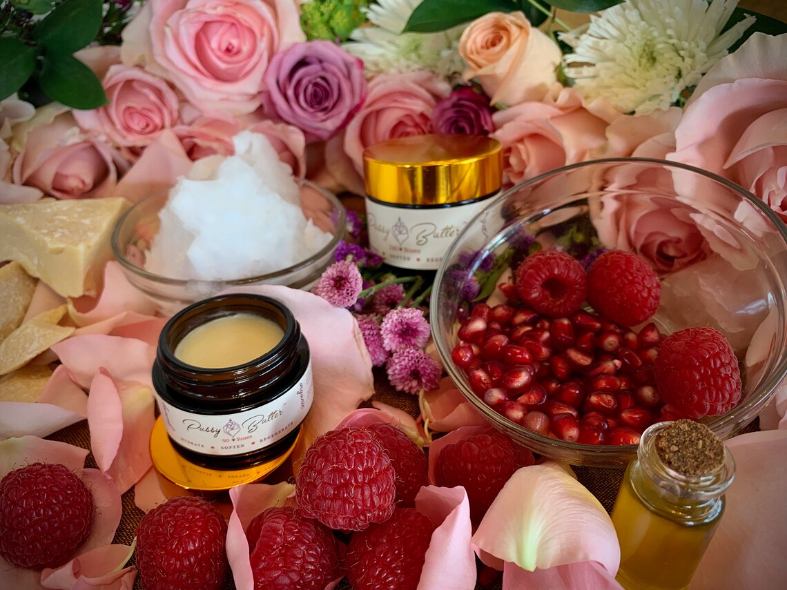 240 Roses Organic Yoni Oil Pussy Butter Vaginal Moisturizer Etsy