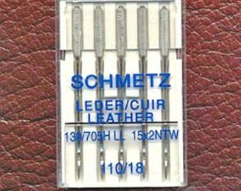 5 Pack Schmetz Leather Sewing Machine Needles Size 14/90 Part | Etsy