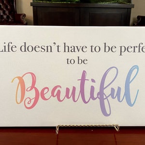 Beautiful Life Wall Sign - Etsy