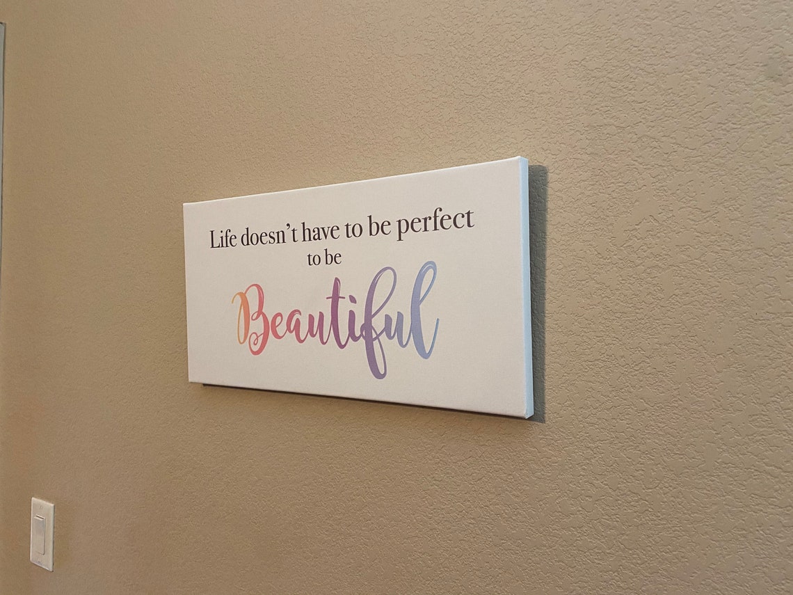 Beautiful Life Wall Sign - Etsy