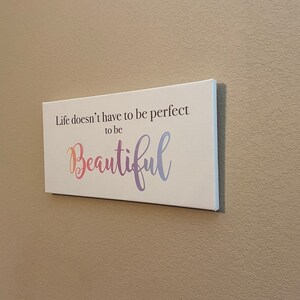 Beautiful Life Wall Sign - Etsy
