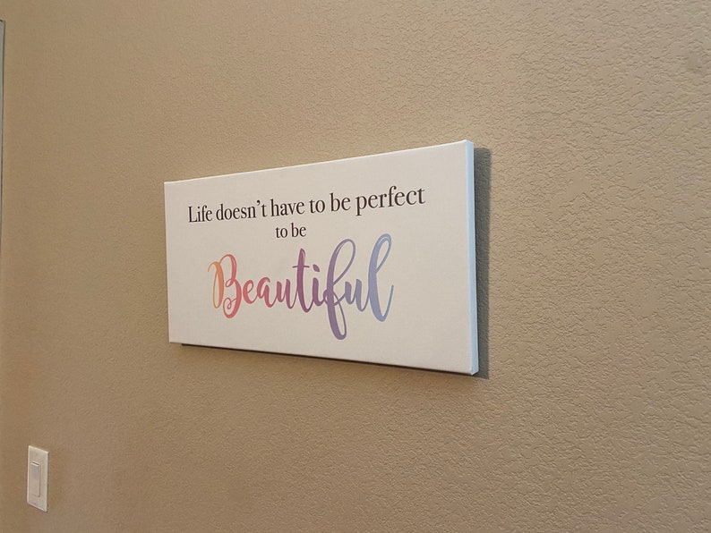 Beautiful Life Wall Sign - Etsy