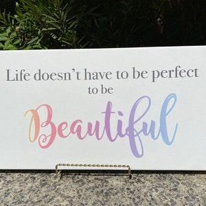 Beautiful Life Wall Sign - Etsy