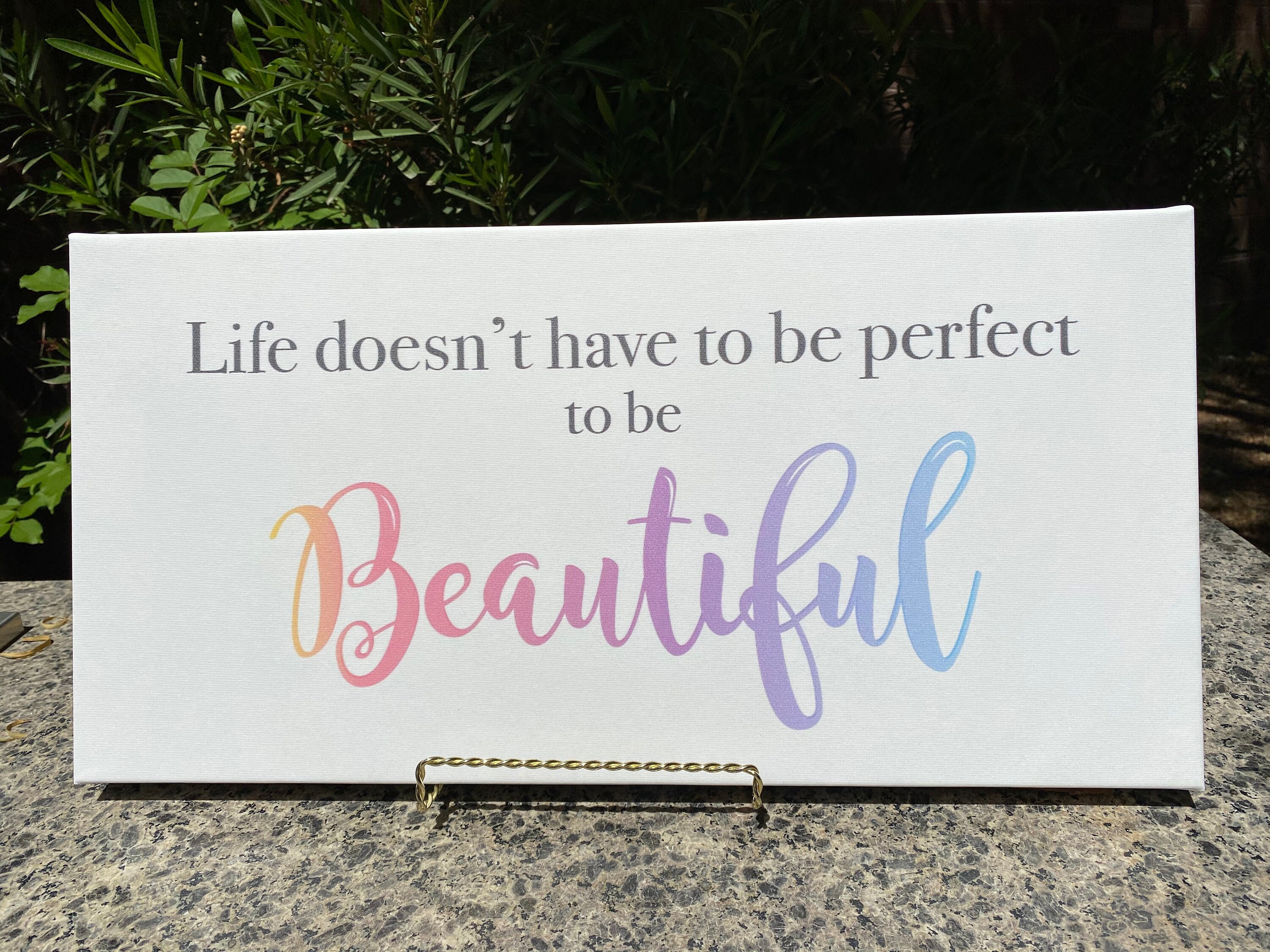 Beautiful Life Wall Sign - Etsy