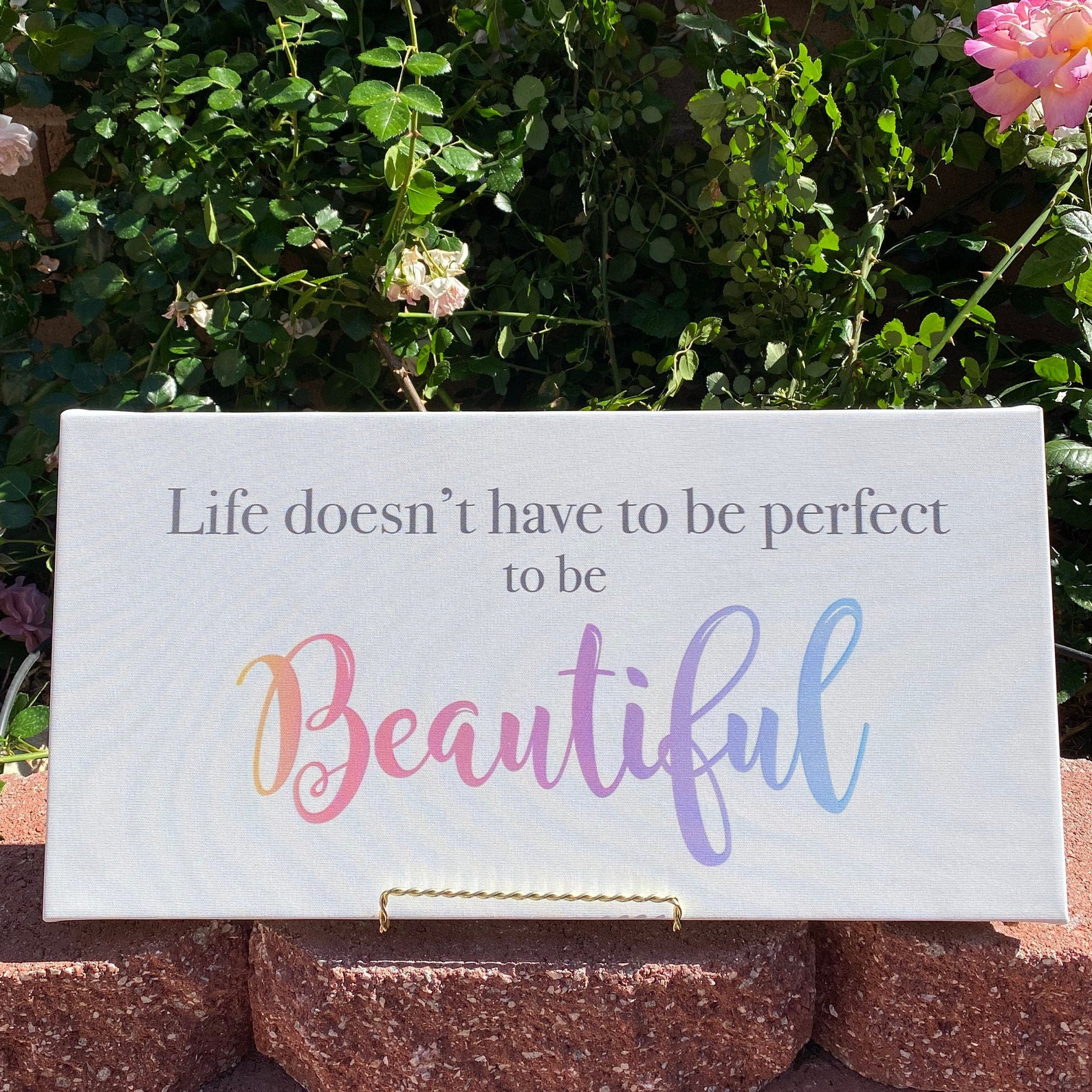 Beautiful Life Wall Sign - Etsy