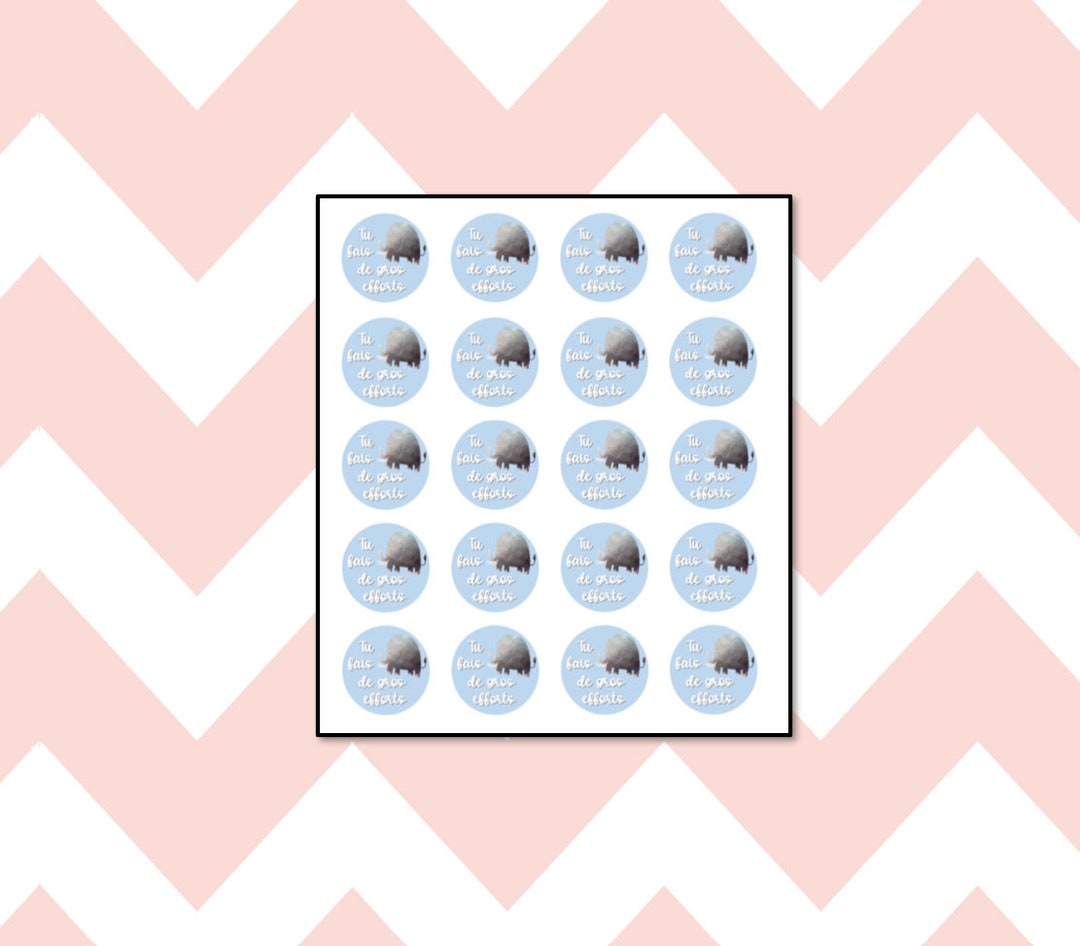 Stickers You Make a Big Effort 20 - Etsy