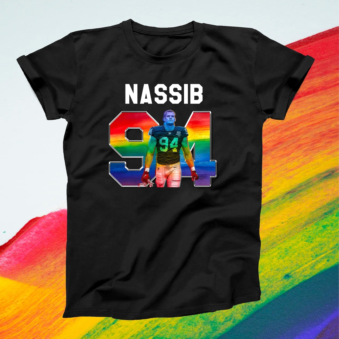 Nassib 94 Pride Shirt, Carl Nassib Gay T Shirt, Carl Nassib 94 Shirt ...