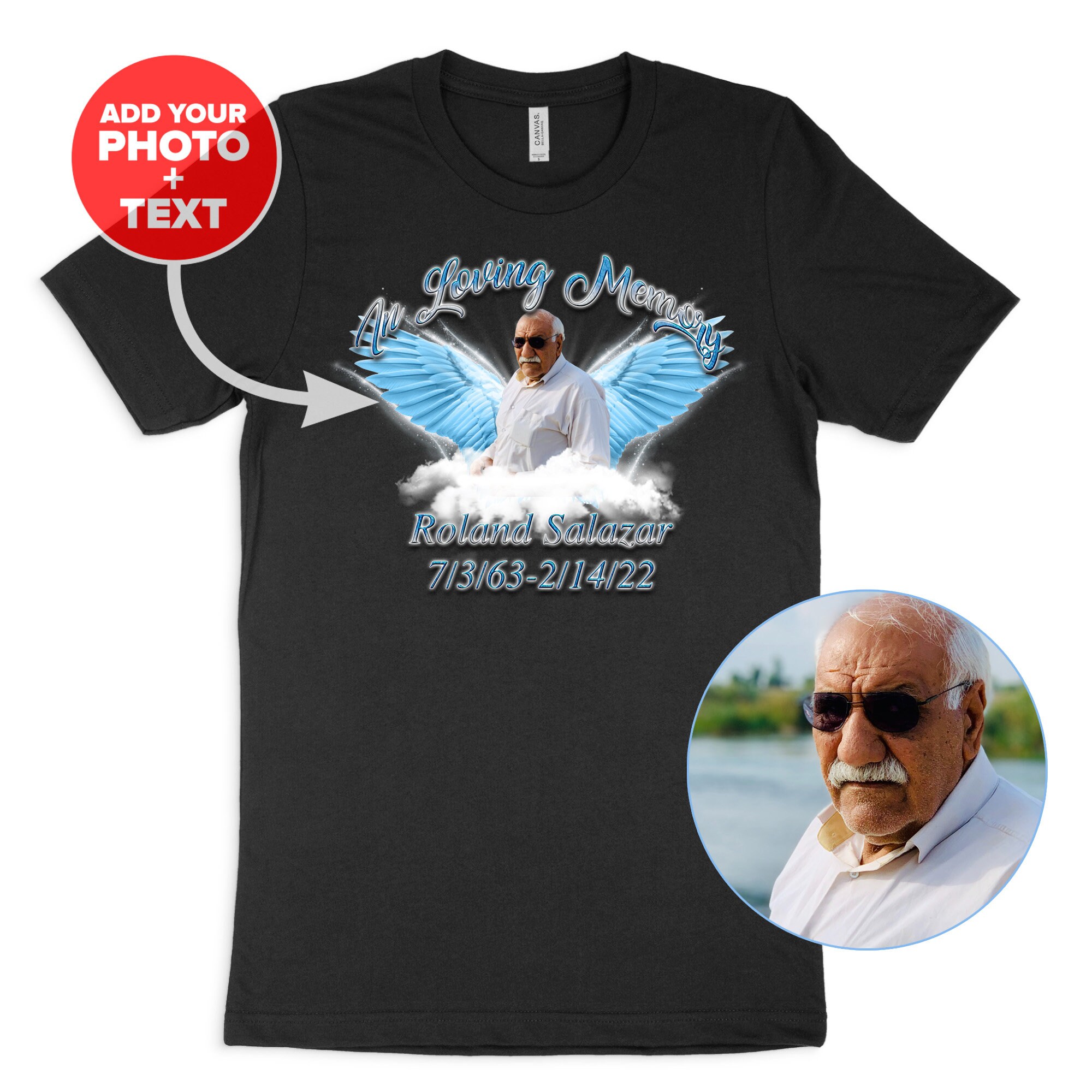 Personalized in Loving Memory Shirts Funeral in Loving Memory - Etsy