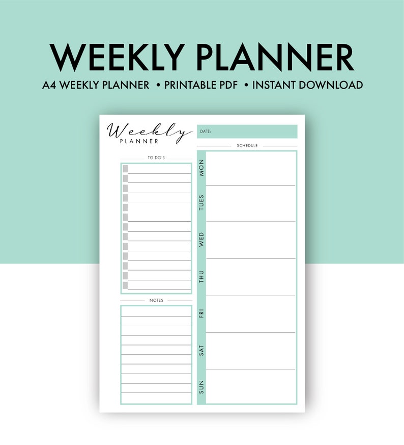 Printable Life Planner Bundle. PDF Print Out Instant | Etsy