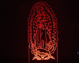 Virgin Mary Night Light - Etsy