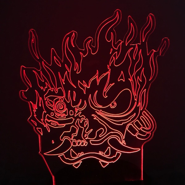 Cyberpunk 2077 Led Lamp - Etsy