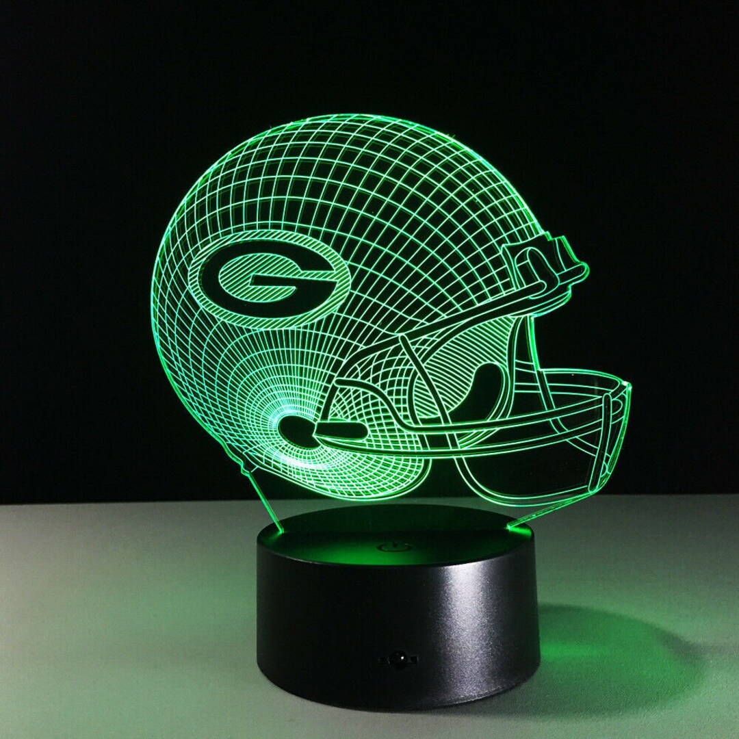 Green Bay Packers - 7 Color LED Lamp Night Light Football Souvenir ...