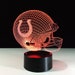 Indianapolis Colts Football 7 Color LED Lamp Night Light Souvenir ...