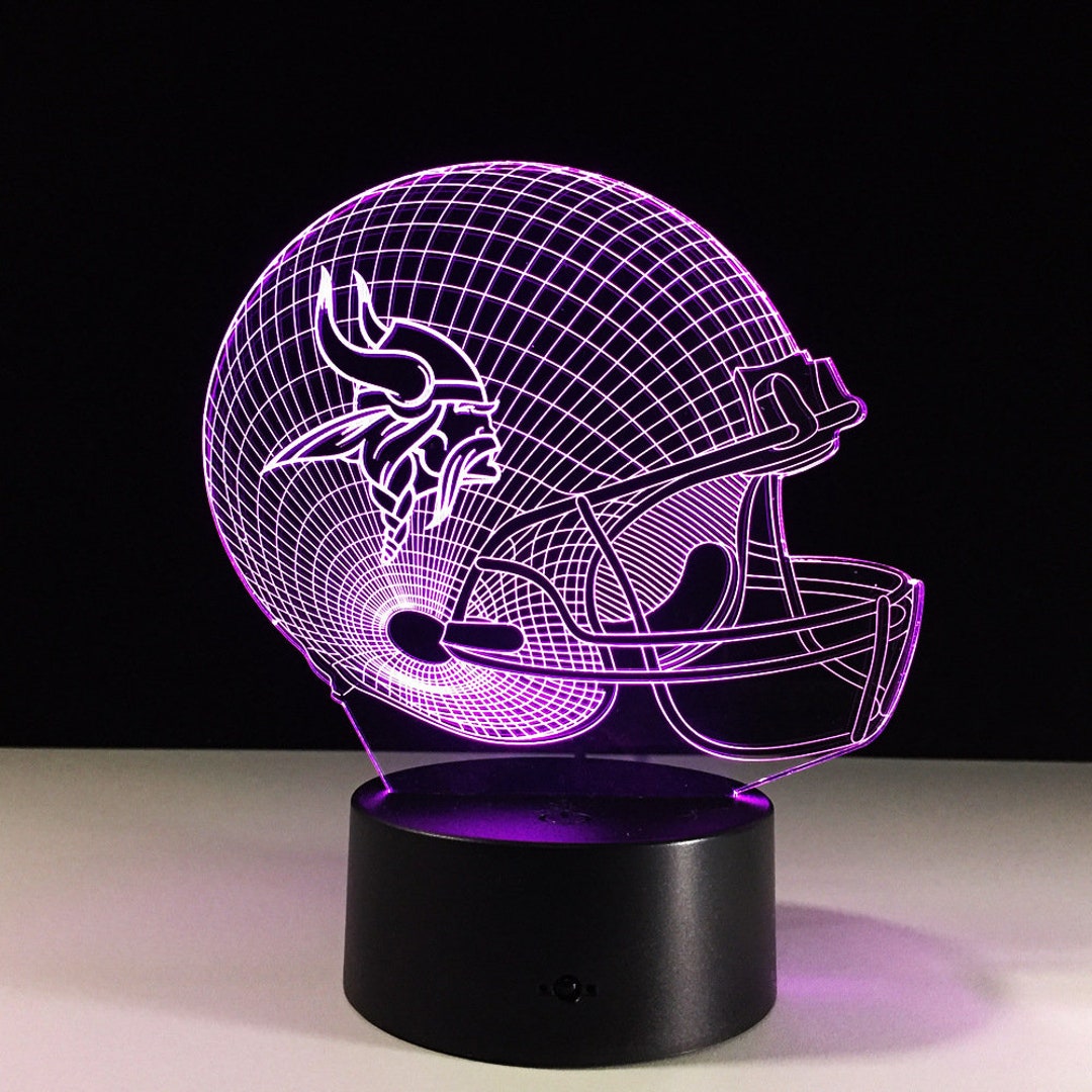 Minnesota Vikings SKOL - 7 Color LED Lamp Night Light Football Souvenir ...