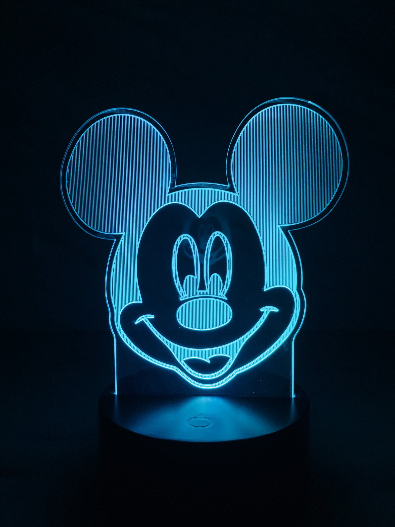 Mickey Mouse 7 Color LED Lamp Night Light Kids Toy Collectible | Etsy