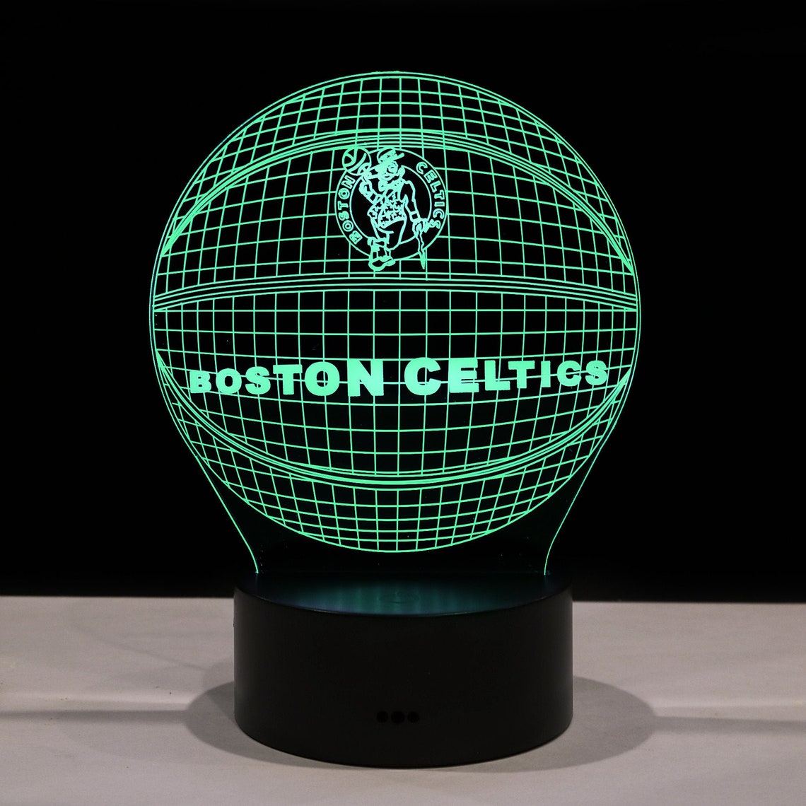 Boston Celtics 7 Color LED Lamp Night Light Basketball - Etsy UK