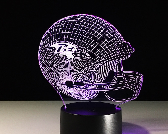 Baltimore Ravens - 7 Color LED Lamp Night Light Football Souvenir ...