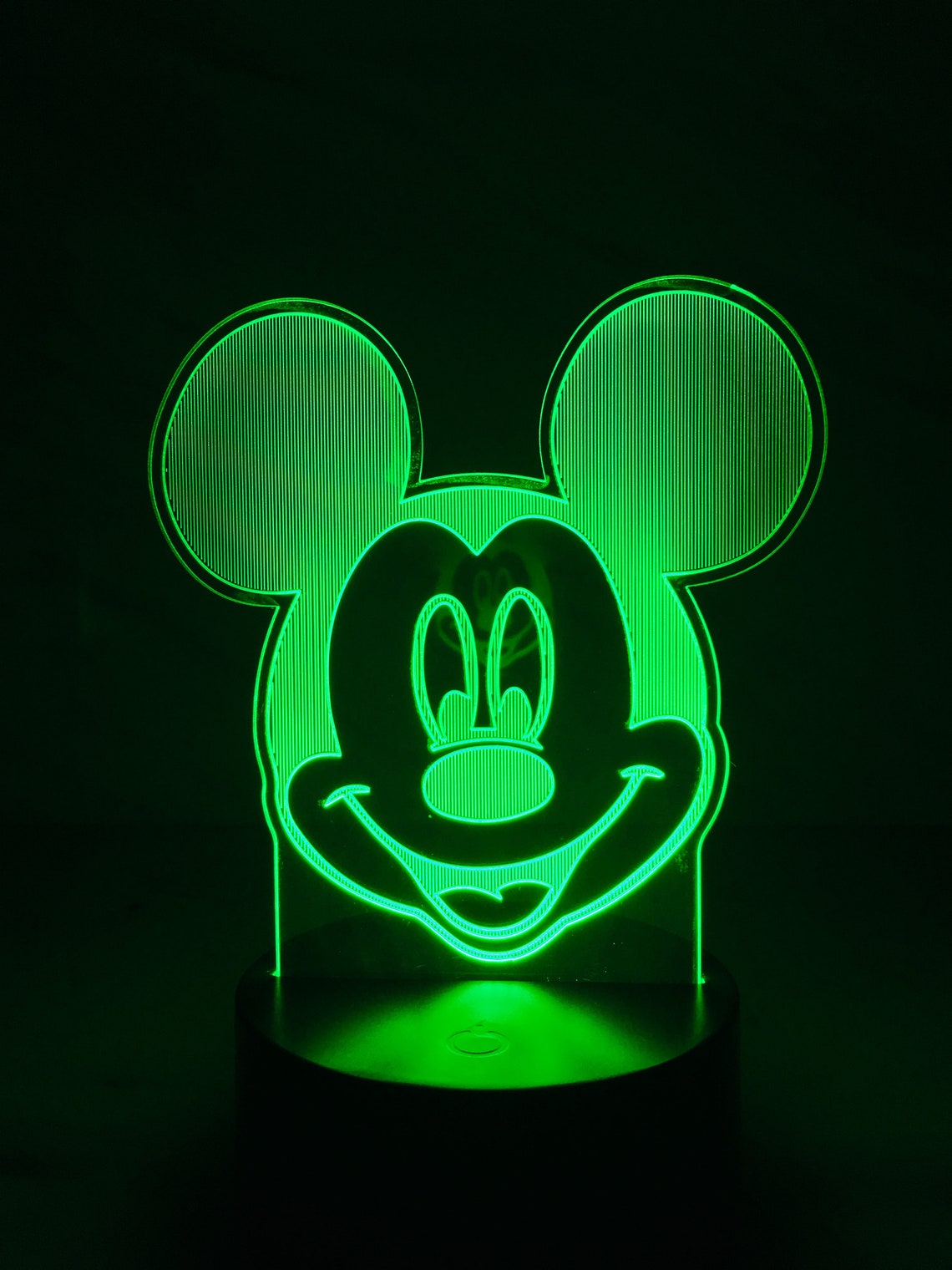 Mickey Mouse 7 Color LED Lamp Night Light Kids Toy Collectible - Etsy
