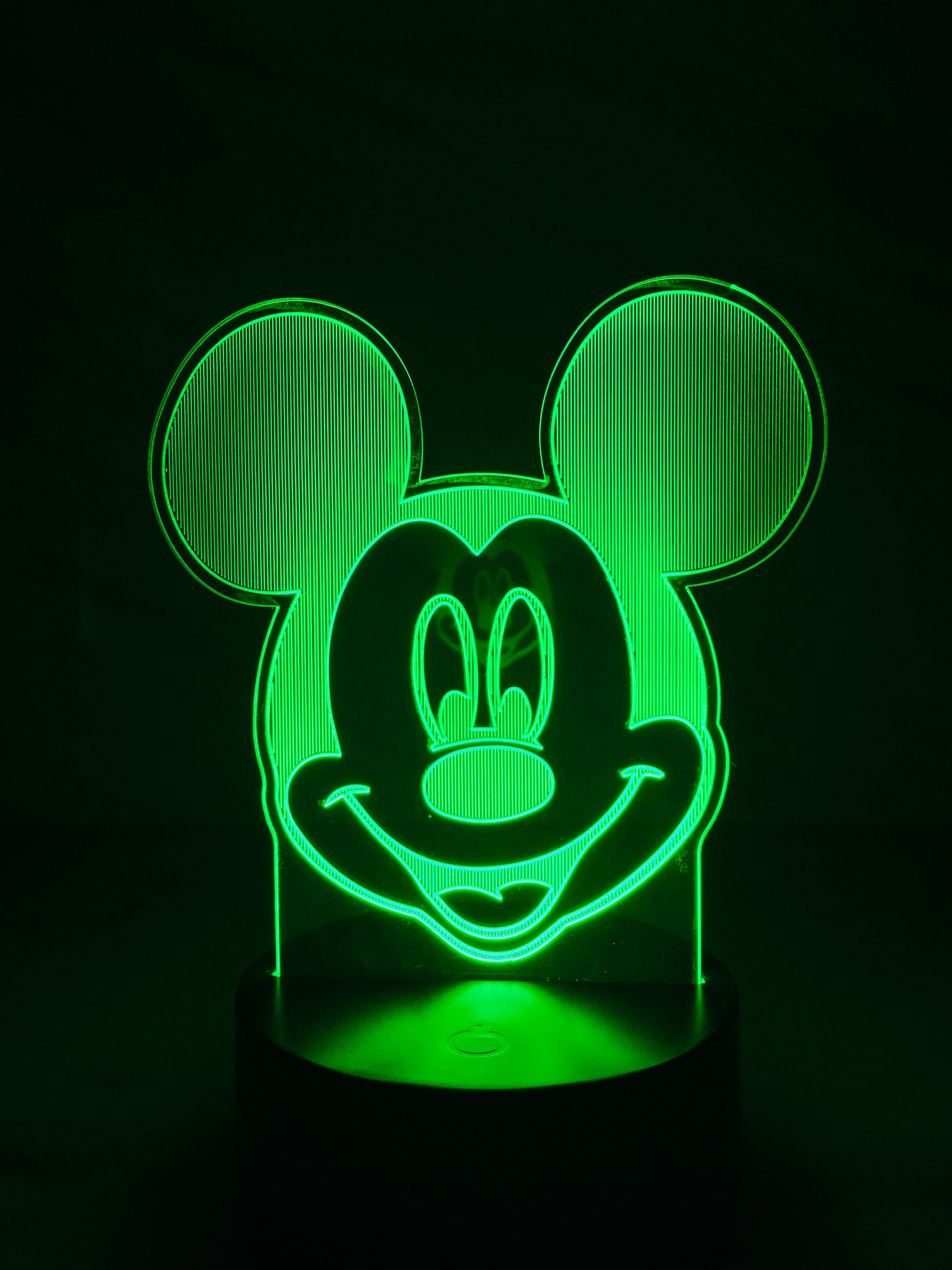 Mickey Mouse 7 Color LED Lamp Night Light Kids Toy Collectible | Etsy