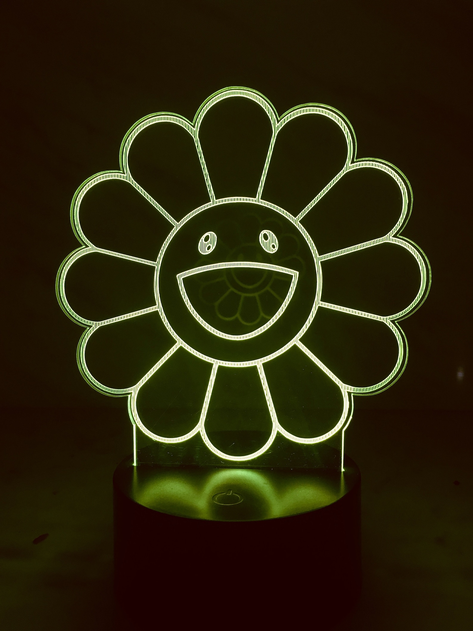 Takashi Murakami Flower Ball 7 Color LED Lamp Night Light Kids - Etsy