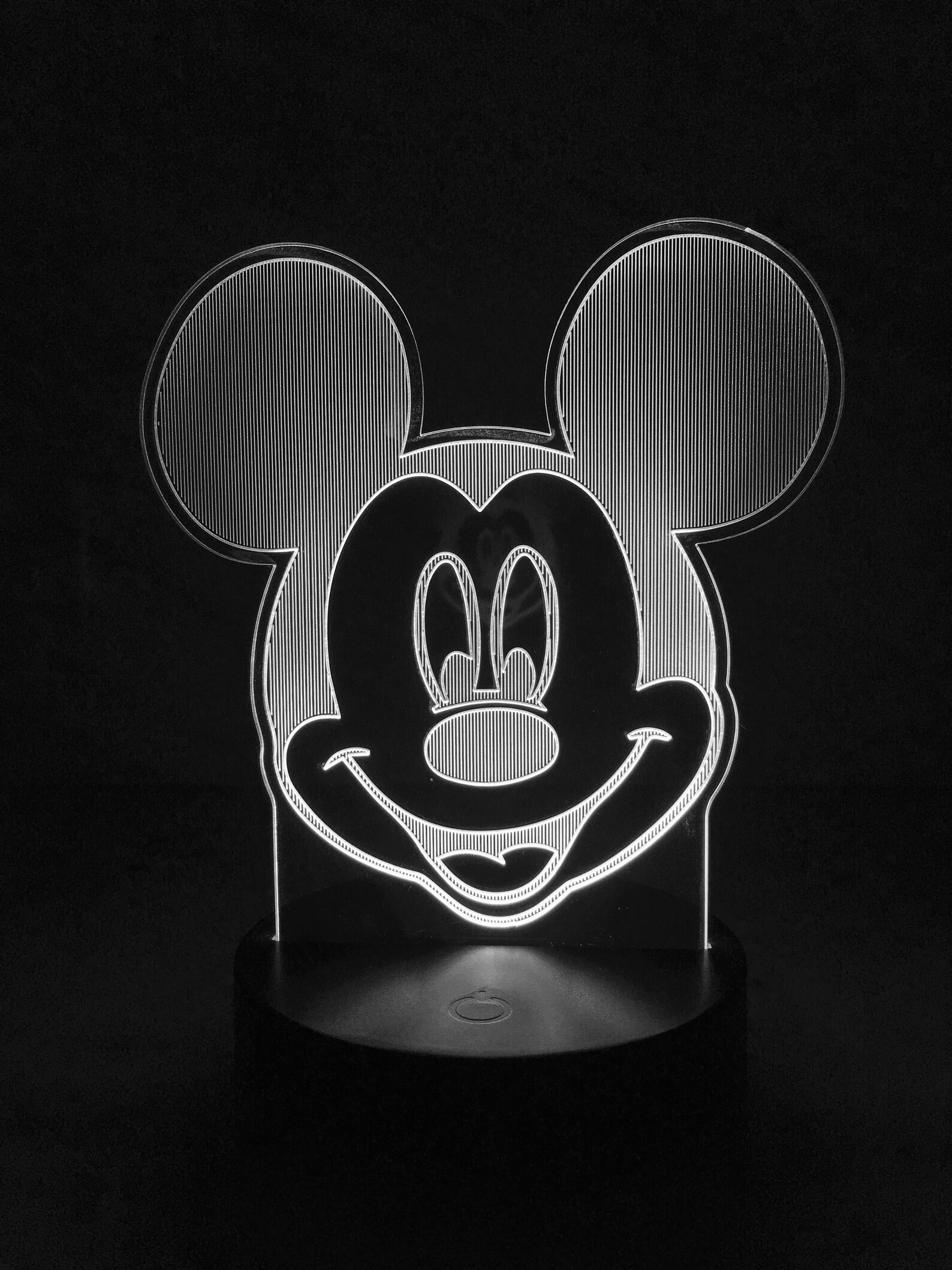 Mickey Mouse 7 Color LED Lamp Night Light Kids Toy Collectible - Etsy