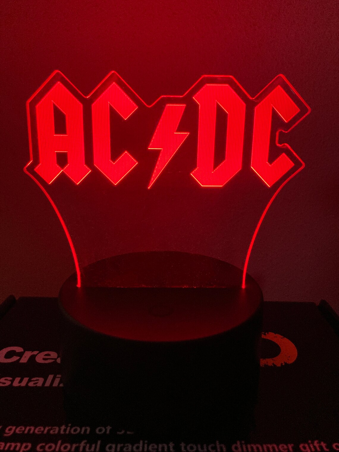 AC/DC LED Lamp Night Light Acdc | Etsy