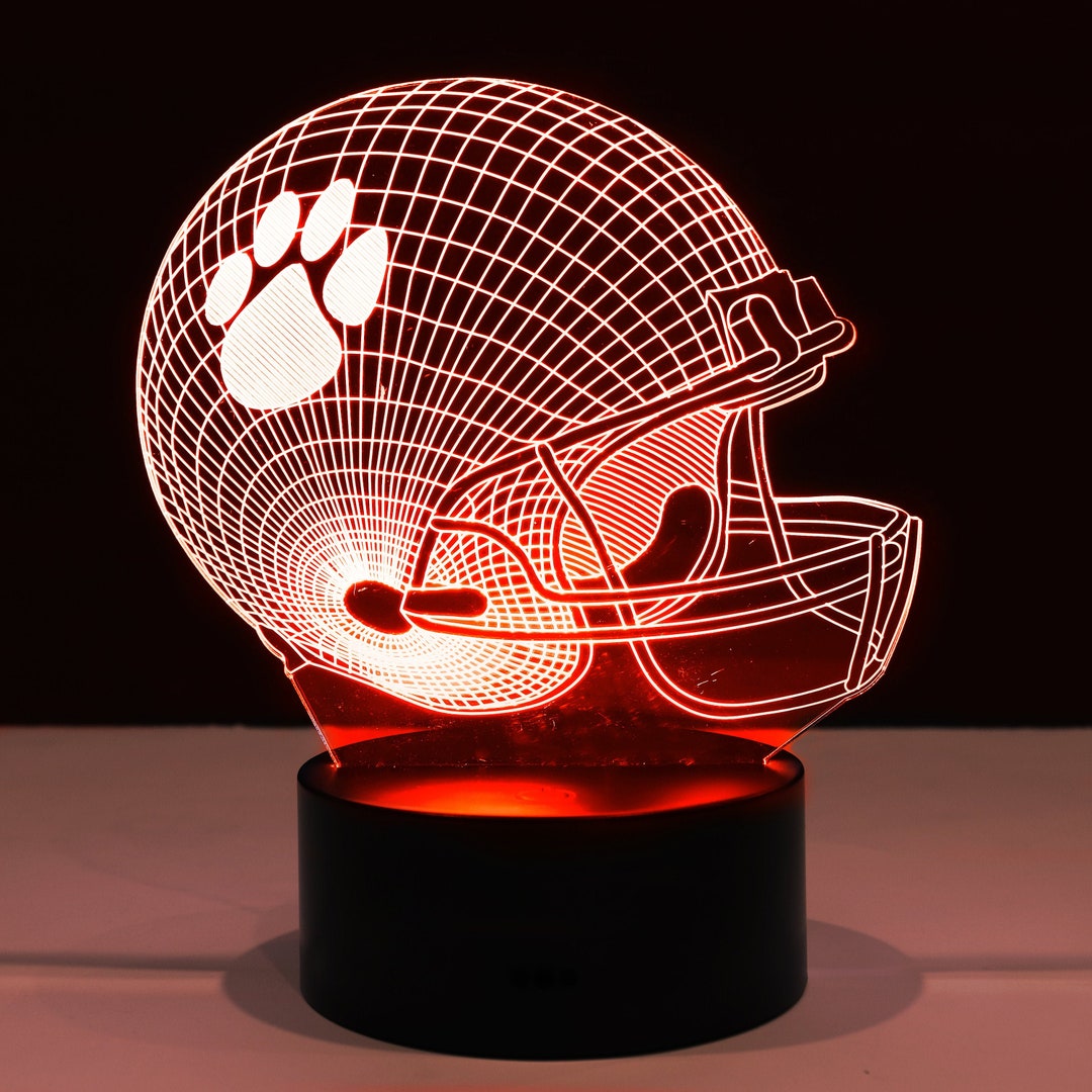 Clemson Tigers College Football 7 Color LED Lamp Night Light - Etsy