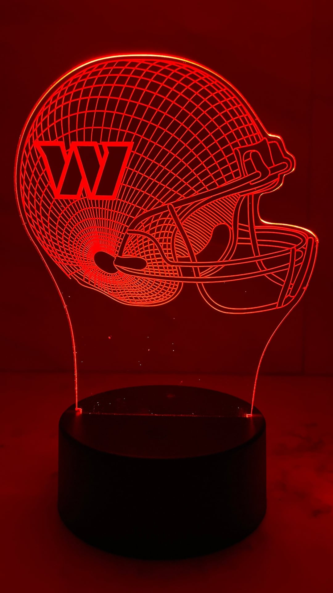 Washington Commanders- 7 Color LED Lamp Night Light Football Souvenir ...
