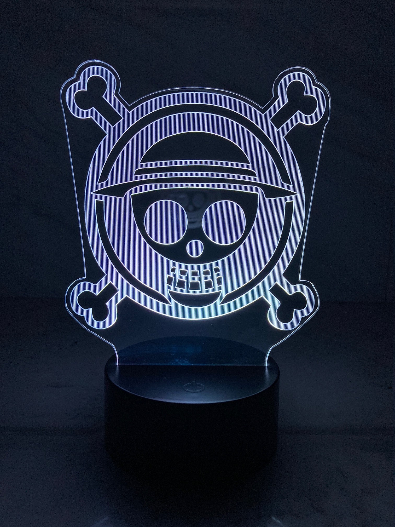 One Piece Japanese Manga 7 Color LED Lamp Night Light Souvenir - Etsy