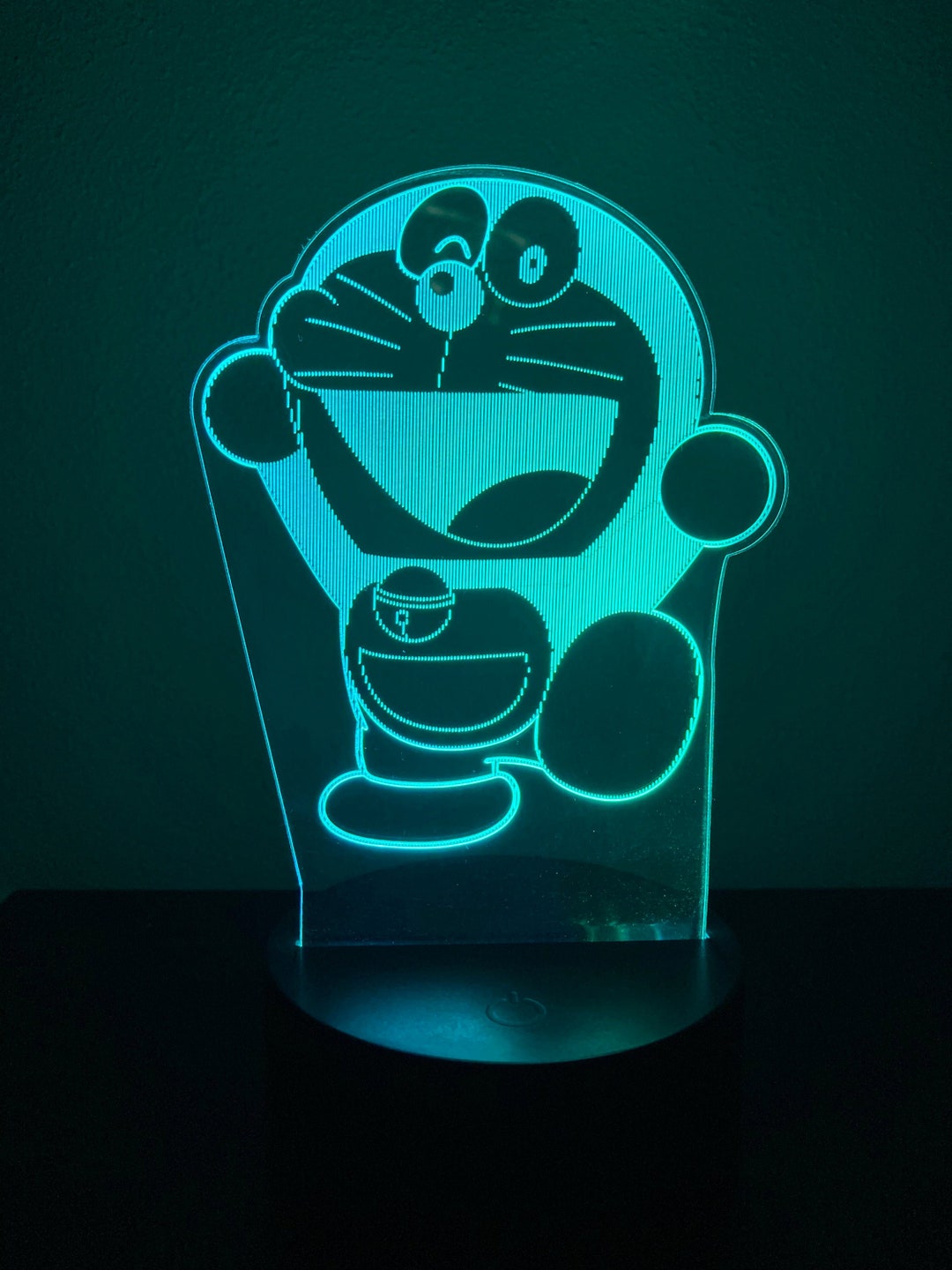 Doraemon Japanese Cartoon Manga Anime 7 Color LED Lamp Night Light ...